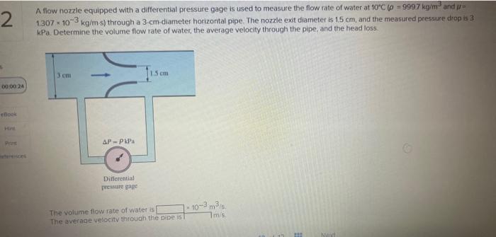 Solved A Pitot-static probe is mounted in a 29-em-inner | Chegg.com