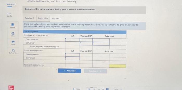 Solved Exercise 16-6 (Algo) Weighted average: Cost per EUP | Chegg.com
