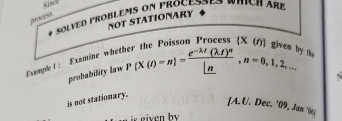 Solved Examine whether the Poisson Process {x(f)} ﻿given by | Chegg.com