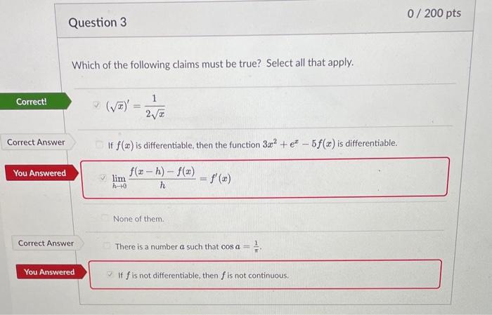 Provide Detailed explanation as to why the the | Chegg.com