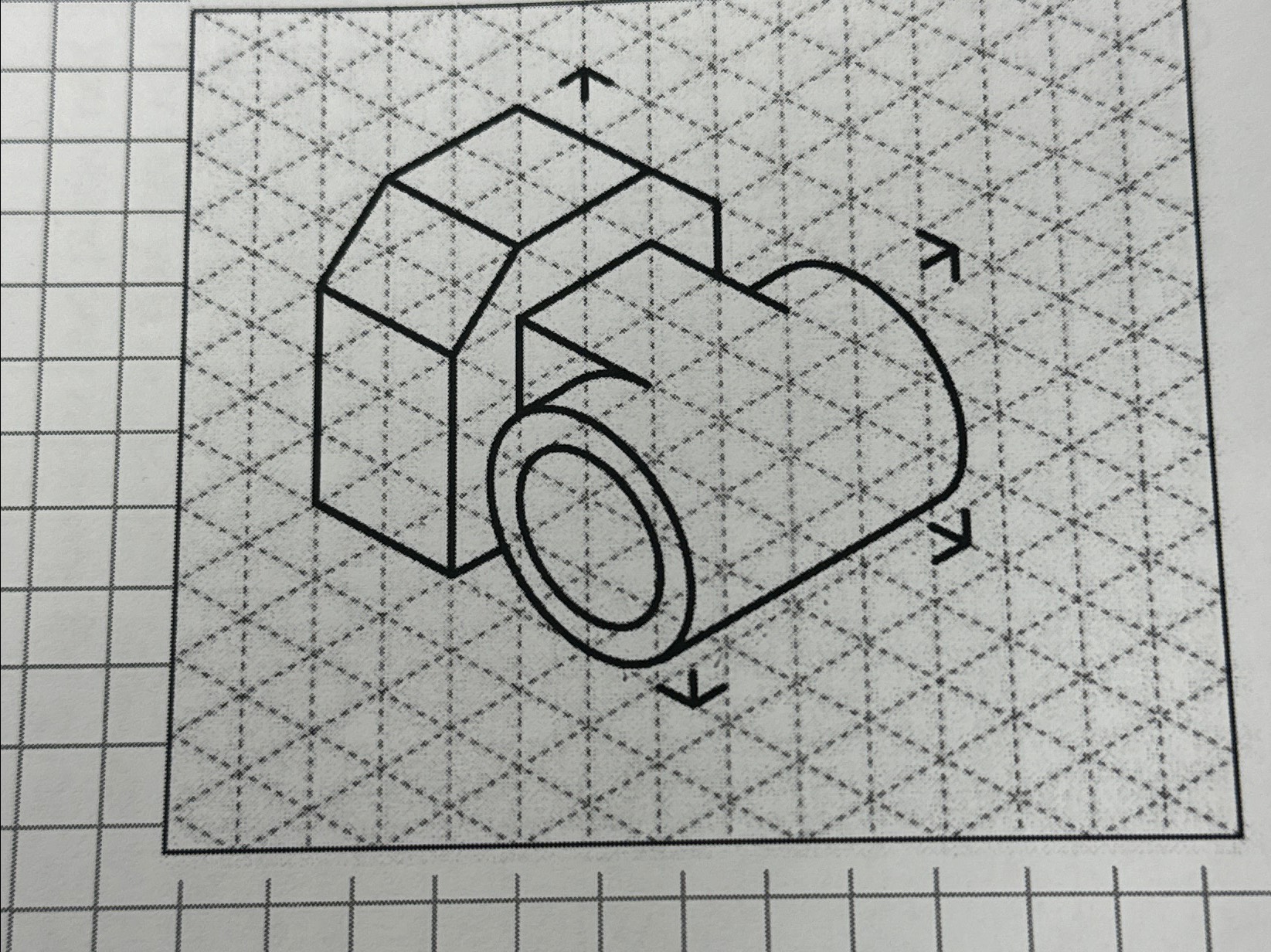 Solved On page 4 , ﻿an isometric is provided on a grid | Chegg.com