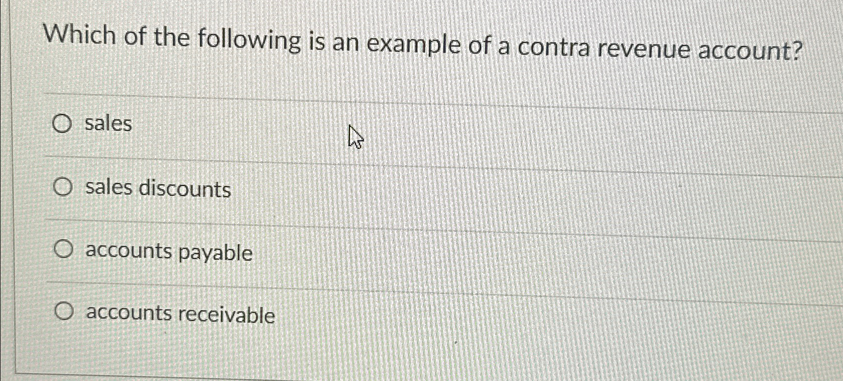 Solved Which of the following is an example of a contra | Chegg.com