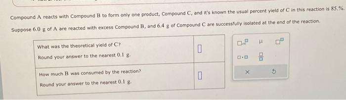 Solved Compound A reacts with Compound B to form only one | Chegg.com