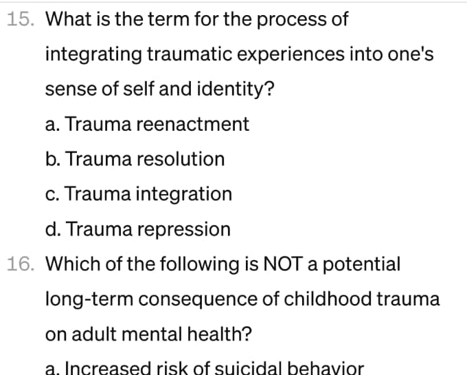 Solved What is the term for the process of integrating | Chegg.com