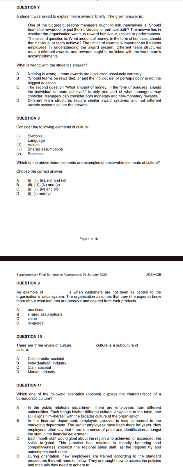 Solved QUESTION 7A student was asked to explain 'team | Chegg.com