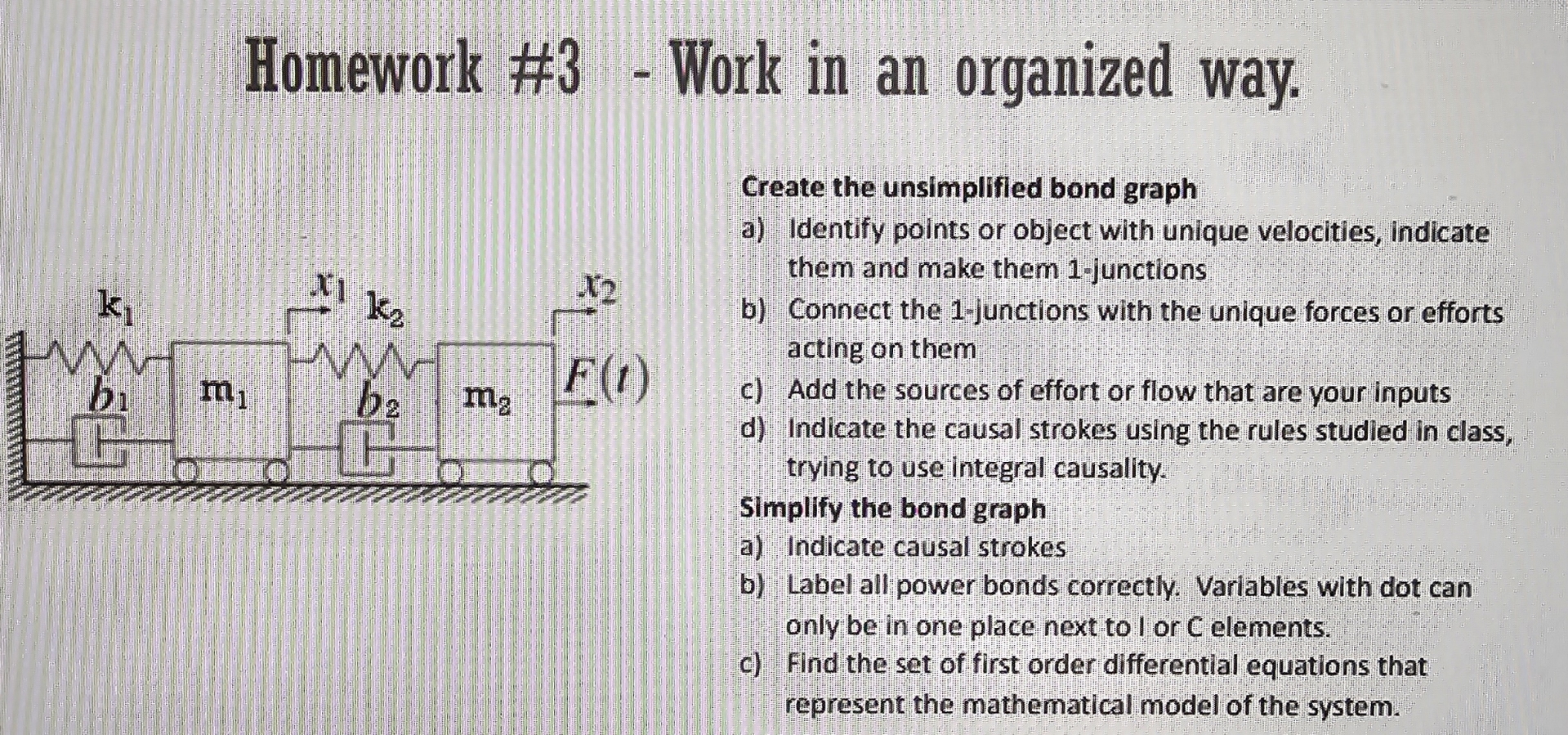 Solved Homework #3 - ﻿Work in an organized way.Create the | Chegg.com