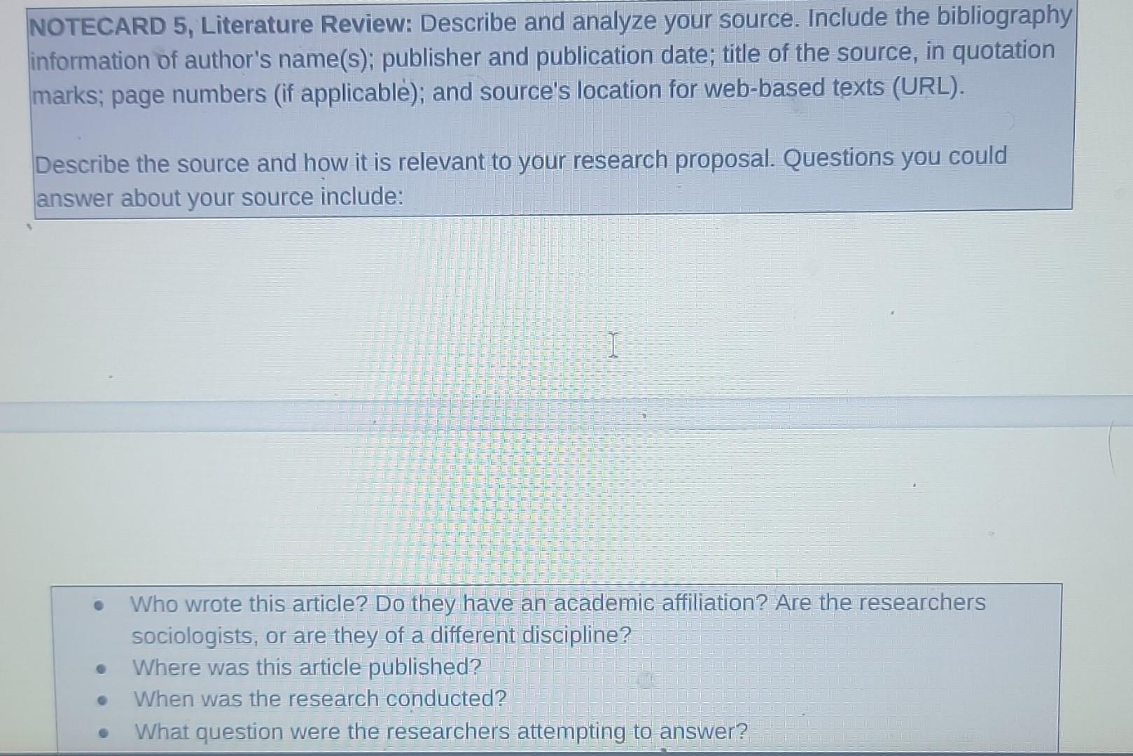 Touchstone 3: Presenting a Research Plan SCENARIO: | Chegg.com