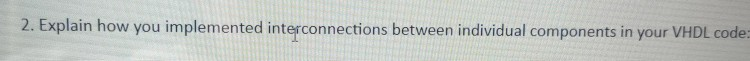 Solved 1. Write VHDL code to implement each individual logic | Chegg.com