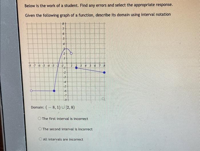 Solved Below is the work of a student. Find any errors and | Chegg.com