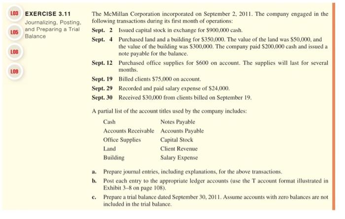 Solved i want ledger of land , building , cash and note | Chegg.com