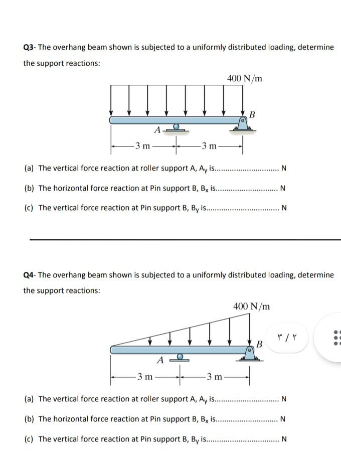 Statics Homework Paper Submission Deadline: 23-5-2023 | Chegg.com