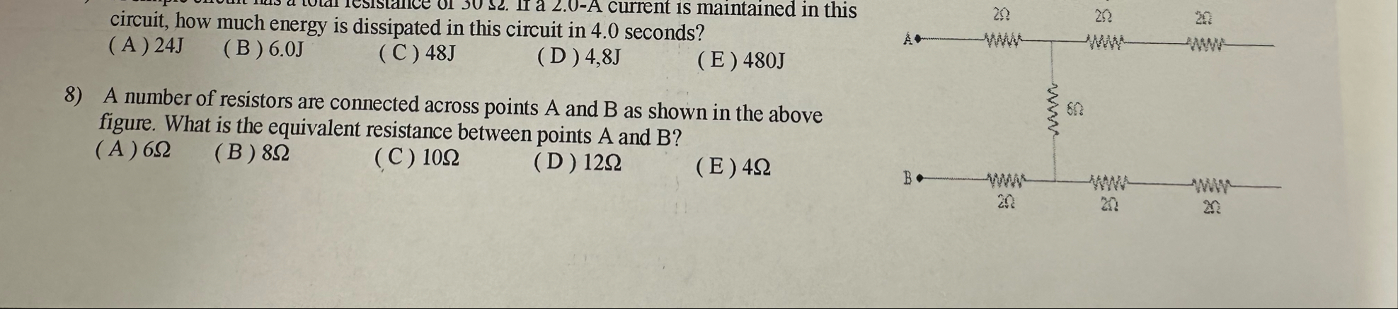 Solved Answer using the figureA number of resistors are | Chegg.com