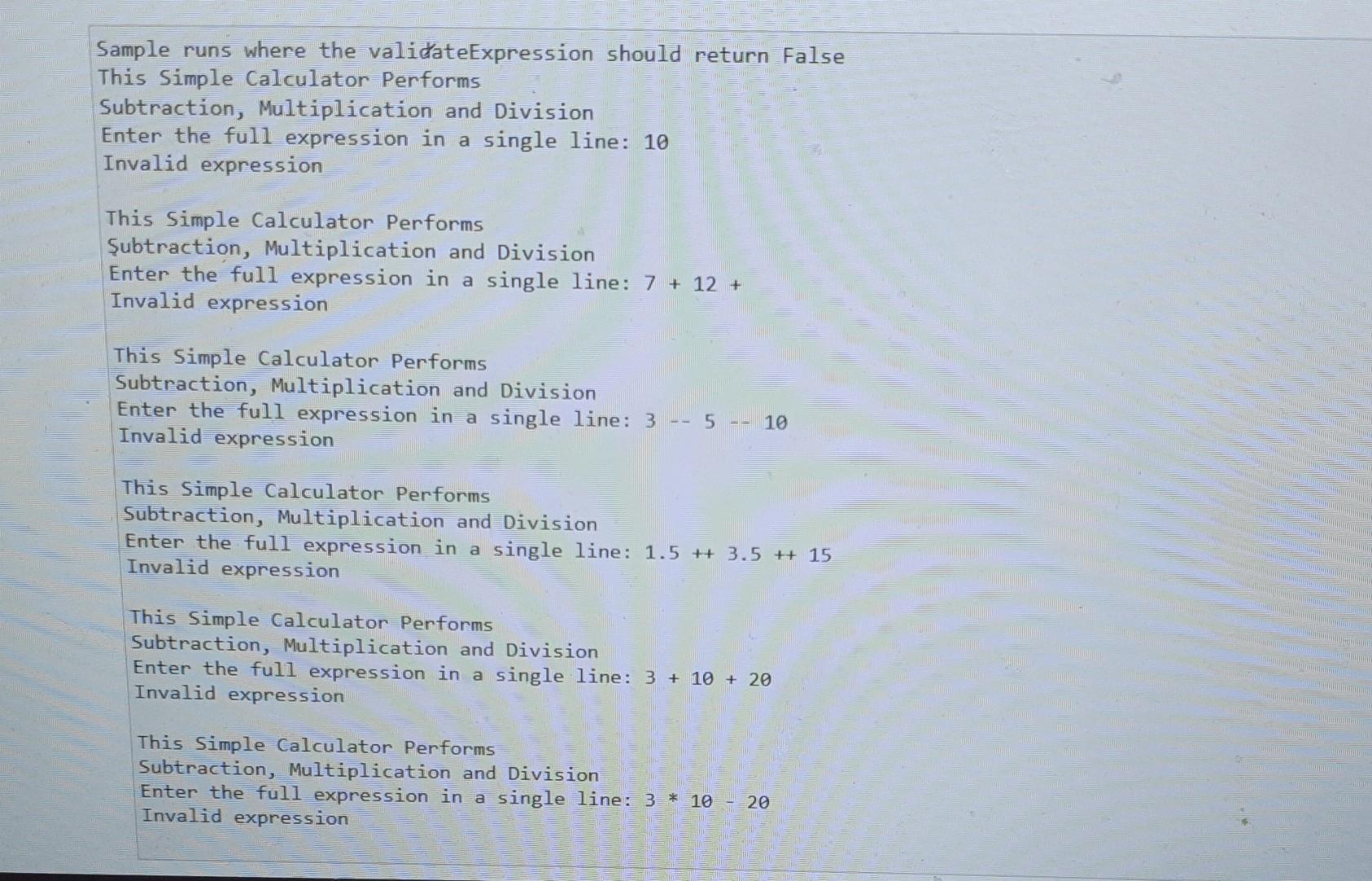 Solved Write a program that reads the expression as one line | Chegg.com
