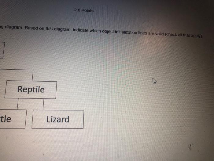 Solved Question 7 of 28 Consider the Animal inheritance | Chegg.com
