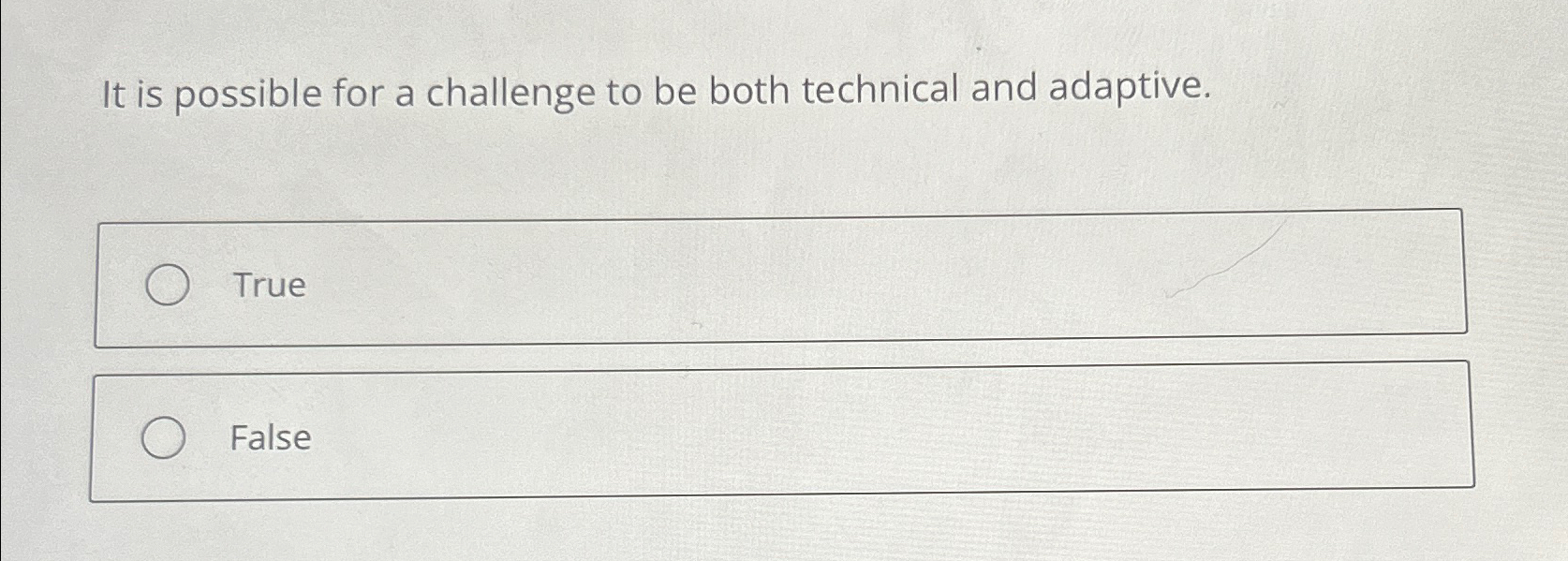 Solved It is possible for a challenge to be both technical | Chegg.com