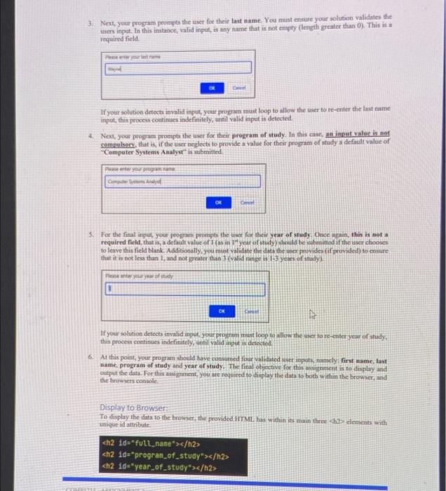 Solved 1. Description In this thind assignment, you are to | Chegg.com