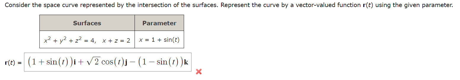 Solved Consider the space curve represented by the | Chegg.com