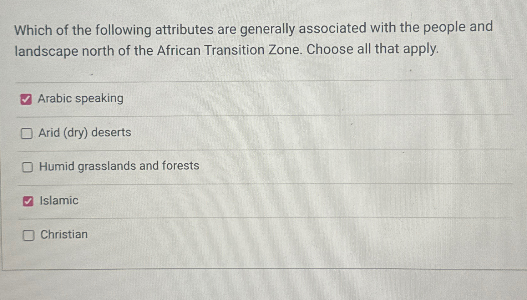 Solved Which of the following attributes are generally | Chegg.com