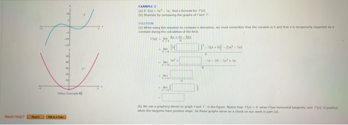 Solved EXAMPLE 2 (a) Sind formula fort) ) Huttely on the off | Chegg.com