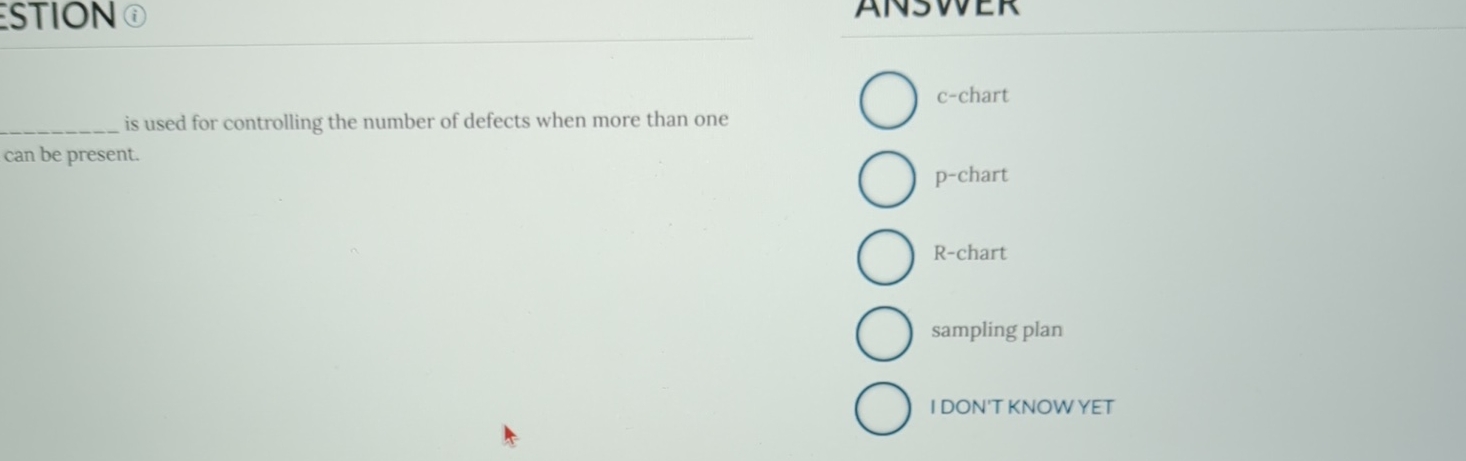 Solved is used for controlling the number of defects when | Chegg.com