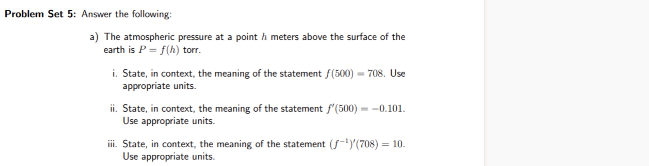 Solved Problem Set 5: Answer the following:a) ﻿The | Chegg.com