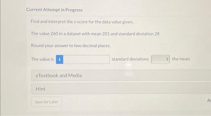 Solved Current Attempt in Progress Find and interpret the | Chegg.com