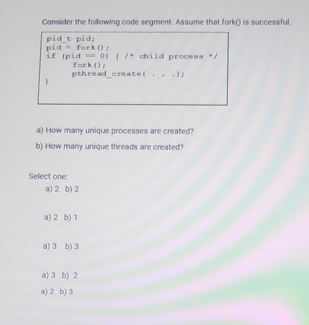 Solved Consider the following code segment. Assume that | Chegg.com