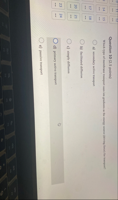 Solved Question 10 (2.5 ﻿points)14,15--c) ﻿simple | Chegg.com