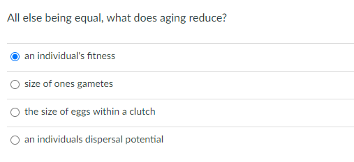 Solved All else being equal, what does aging reduce?an | Chegg.com