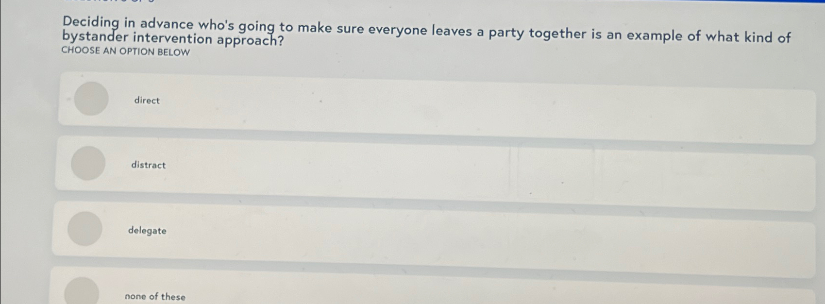 Solved Deciding in advance who's going to make sure everyone | Chegg.com