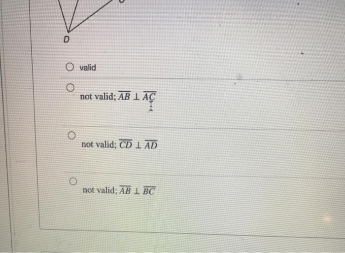 Solved Determine if the conclusion is valid. If not, | Chegg.com