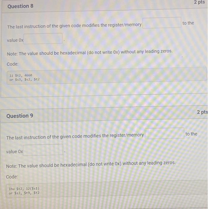 Solved For the next 5 questions, use the following register | Chegg.com