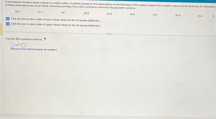 Solved Consider the following random sample from a normal | Chegg.com