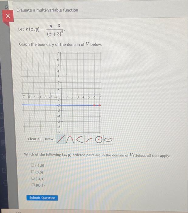 [solved] Evaluate A Multi Variable Function Let V X Y X