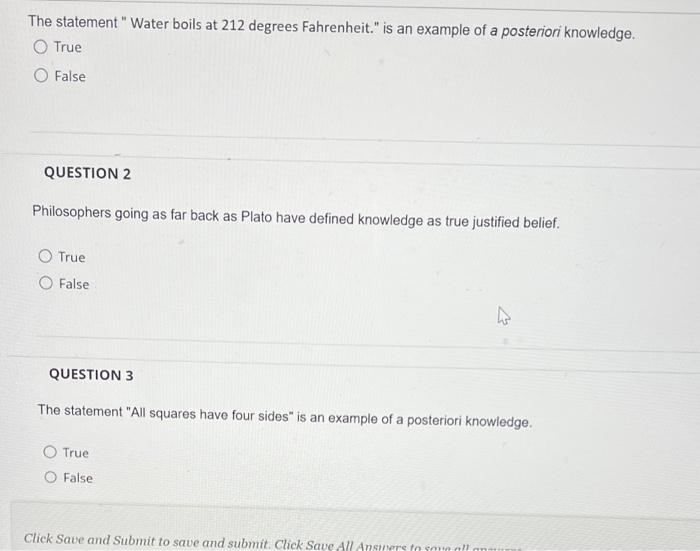 The statement " Water boils at 212 degrees | Chegg.com