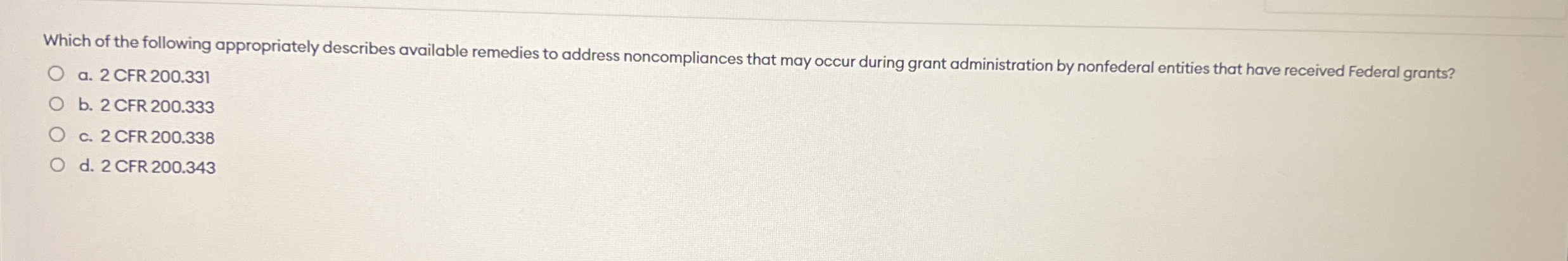 Solved Which of the following appropriately describes | Chegg.com