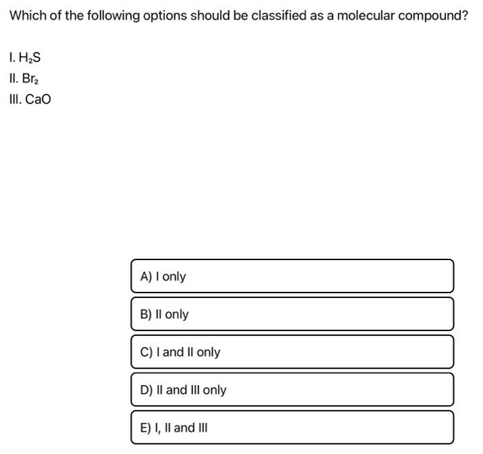 Solved Which of the following options should be classified | Chegg.com
