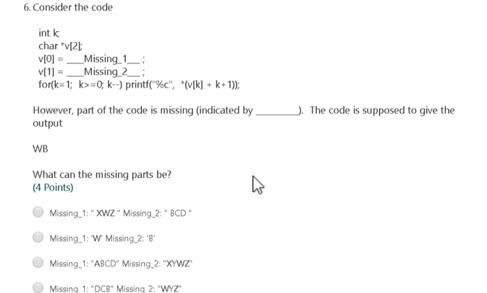 Solved 5. Given that int i = 4, j = 6; int* p, q What is the | Chegg.com