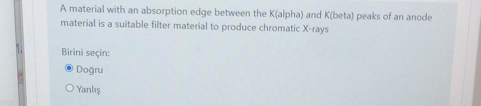 Solved Fluorescence from an XRD sample is not wanted Birini | Chegg.com