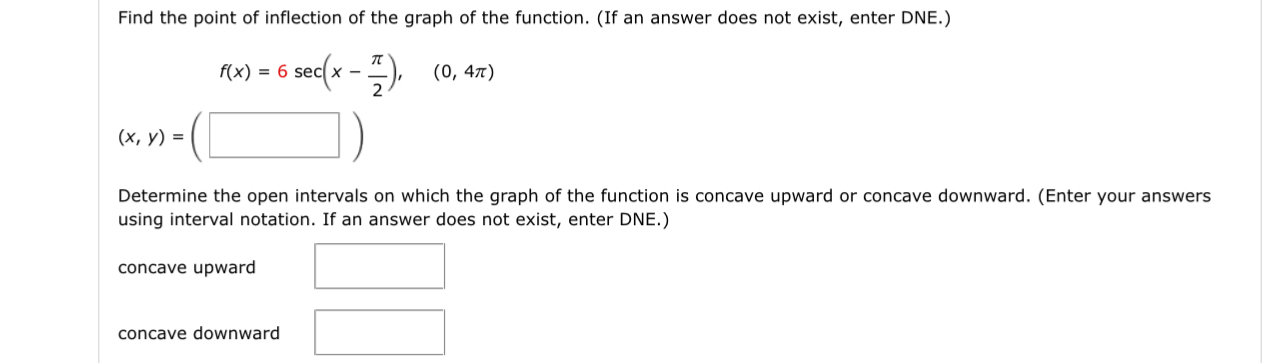 Solved Find the point of inflection of the graph of the | Chegg.com