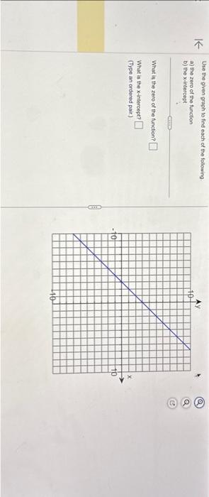 Solved Use The Given Graph To Find Each Of The Following A