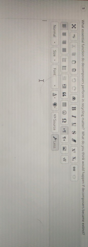 Solved What essential function do decomposers perform in | Chegg.com