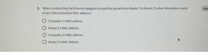 Solved Use the following scenario to answer the 10 questions | Chegg.com