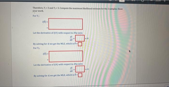 Solved This problem explores maximum likelihood estimation | Chegg.com