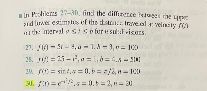 Solved In Problems 27-30, find the difference between the | Chegg.com