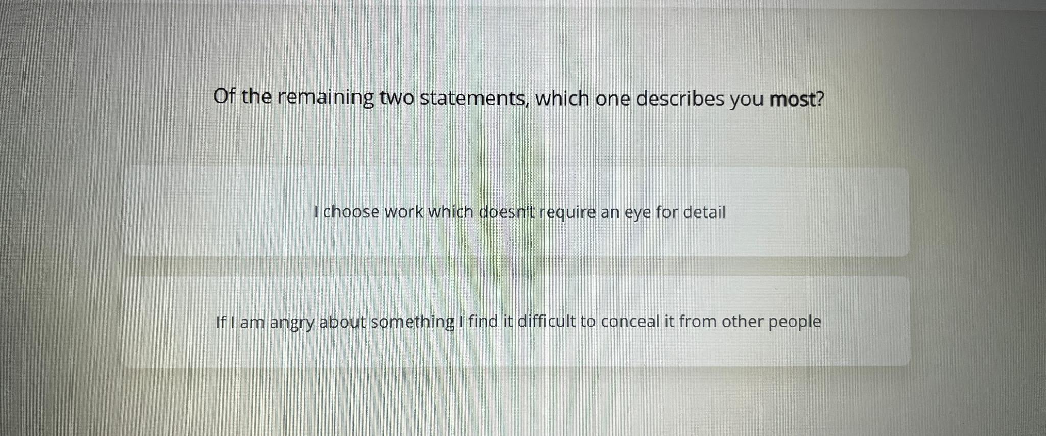 Solved Of the remaining two statements, which one describes | Chegg.com