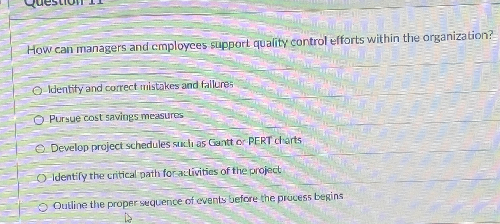 Solved How can managers and employees support quality | Chegg.com