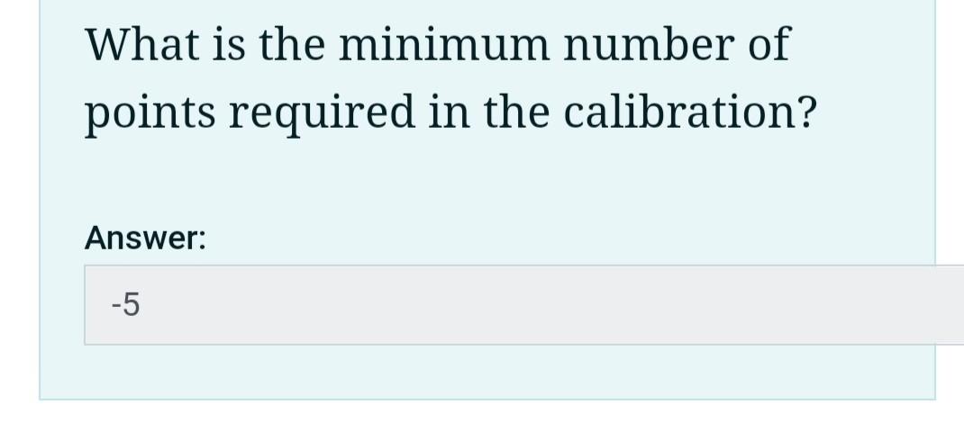 Solved The figure below shows a plot of calibration data for | Chegg.com