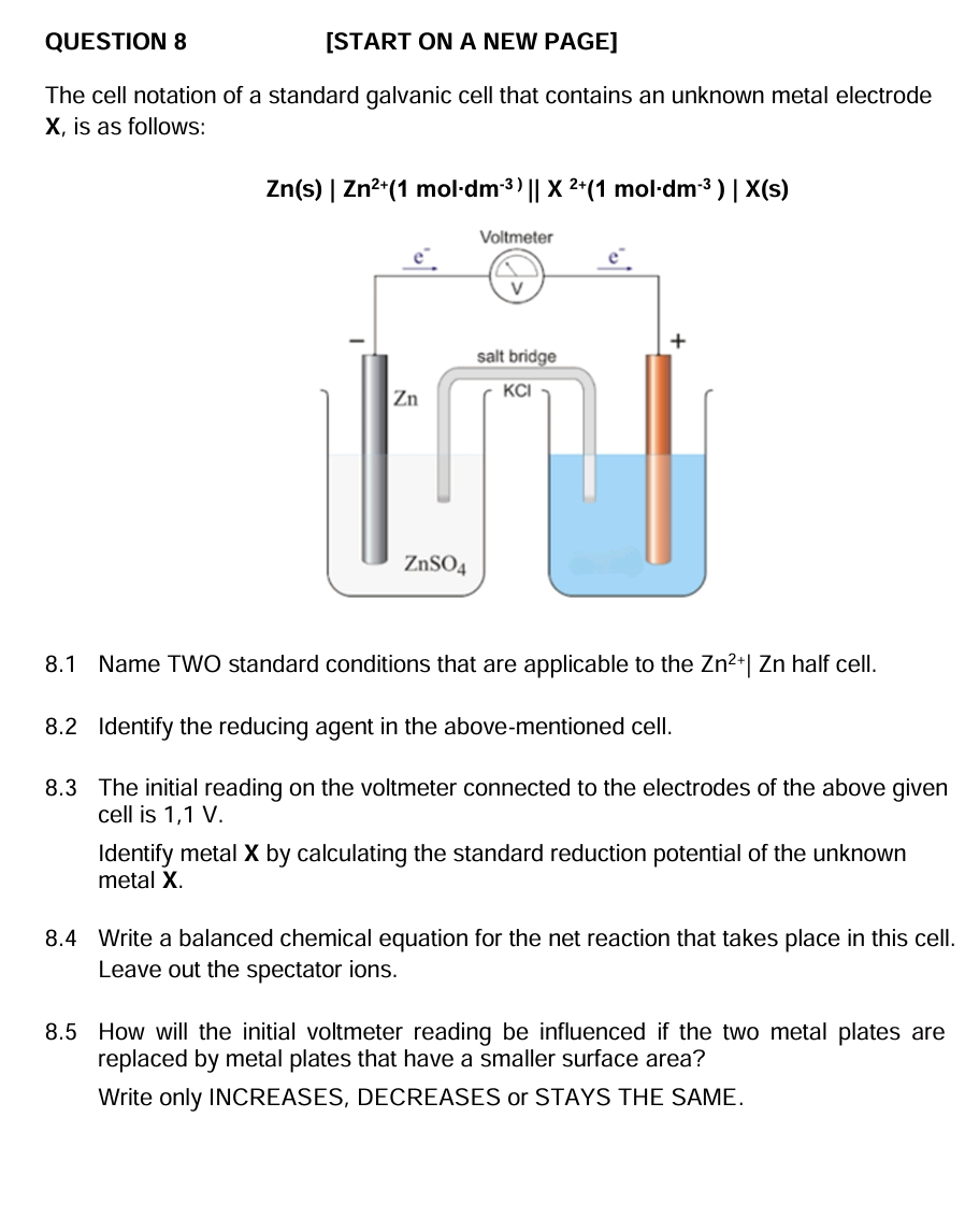 Solved QUESTION 8[START ON A NEW PAGE]The cell notation of a | Chegg.com