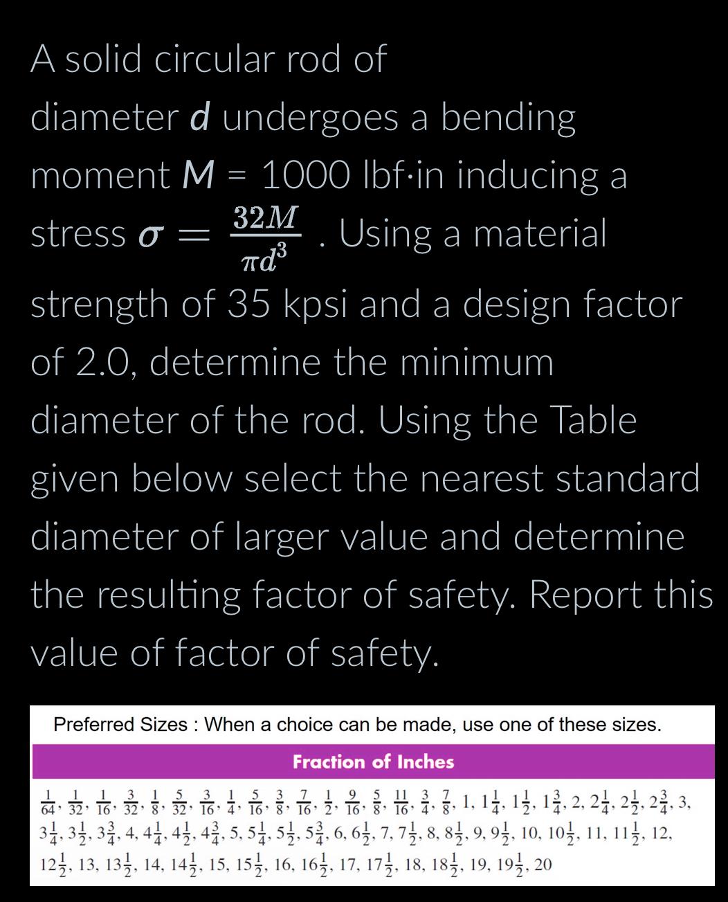 Solved A solid circular rod of diameter d ﻿undergoes a | Chegg.com